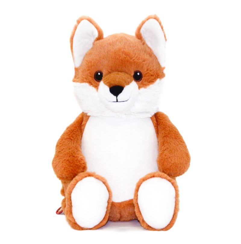 Fox Teddy Bear | Personalised Animal Soft Sensory Toy