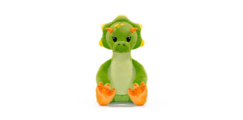 Personalised Green Dinosaur Toy Cubby Teddy - Cubbies