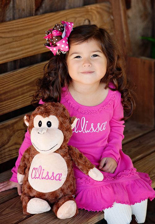 Personalised Monkey Teddy Bear | Personalised Teddy Bears | Cubbies