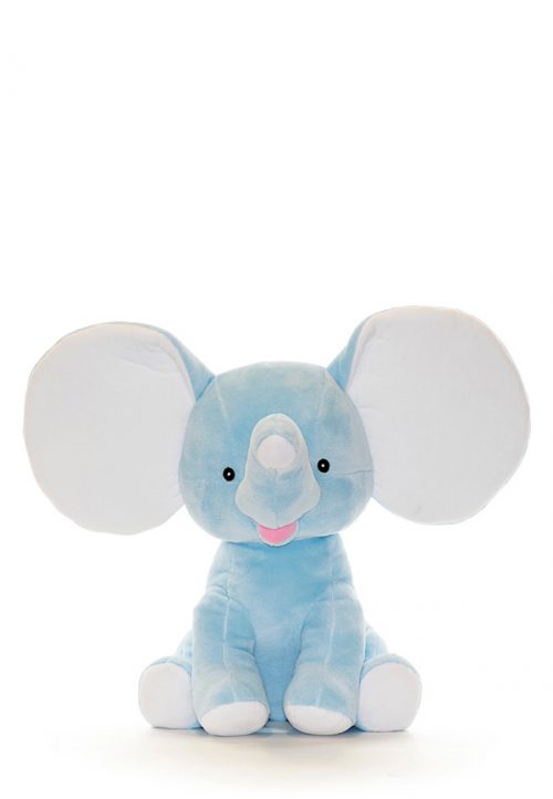 Dumble The Blue Elephant Teddy - Soft Sensory Cubby Teddies