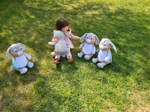 Baby Sensory Bunny | Personalised Animal Soft Sensory Toy